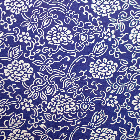 Katazome Blue with White Mums SA-109 – Paper Connection