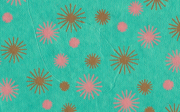 LL-S2 Laurelai Designs Spokes on Aqua – Paper Connection